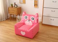 China Kids Sofa Chair Little Heart Shape Baby Boy Child Seat Fabric Upholstered 1 Seater for sale