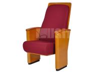 China Wood Auditorium Theater Seating Spring Plus Damping Tip - Up Seat Design for sale