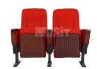 China 580mm Auditorium Church Chair Theater Seating High Density Foam 55kg/m3 for sale