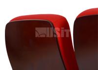 China 580mm Auditorium Church Chair Theater Seating High Density Foam 55kg/m3 for sale