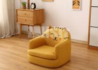 China Kids Toddler Lounge Chair Fabric Upholstered Cat Dog Bear Sofa 505mm Width for sale