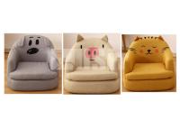 China Kids Sofa Cartoon Bear Chair Washable Fabric Wooden Frame 505mm Width for Toddlers for sale