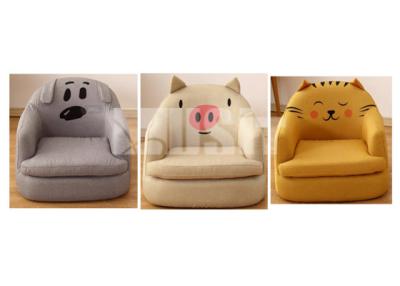 China Kids Sofa Chair Animal Cartoon Mini Seating Solid Wood Frame 505mm for Home for sale