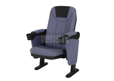 China Commercial Theater Seating Fabric Rocker Seat Back Cinema Chair 55kg/m³ Foam Density for sale