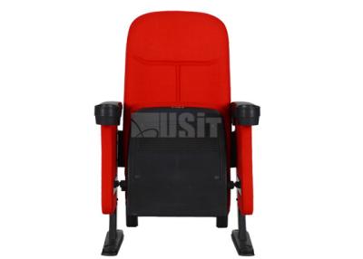China Commercial Grade Theatre Seating Chairs Cold Rolled Steel Frame 55kg m3 Foam Density for sale