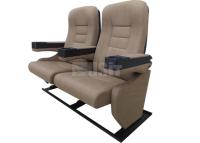 China Cup Holder Movie Theater Chairs Public Theater Seats Flame Retardant Fabric 55kg Foam Density for sale