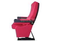 China High Back Sliding Theater Recliner Chair Fireproof Fabric 55kg/m³ Foam for sale