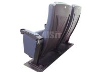 China USIT Fire Resistant 3D Leather Theater Seating Folded VIP Stadium Seats for sale