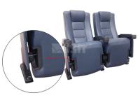 China USIT Fire Resistant 3D Leather Theater Seating Folded VIP Stadium Seats for sale