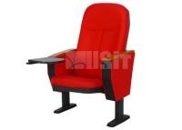 China Red Padded Church Chairs Center to Center 580mm Ergonomic Auditorium Seating for sale