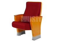 China Plywood Auditorium Theater Seating 580mm Center with Aluminum Alloy Structure for sale