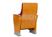 China Plywood Auditorium Theater Seating 580mm Center with Aluminum Alloy Structure for sale