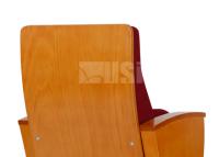 China Plywood Auditorium Theater Seating 580mm Center with Aluminum Alloy Structure for sale