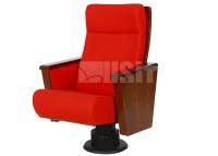 China Modern Wooden Outer Back Auditorium Theater Seating Strong Steel Structure for sale