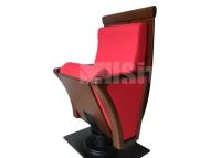 China High Density Moulded Foam Church Auditorium Chairs 580mm Center Steel Structure for sale