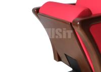 China High Density Moulded Foam Church Auditorium Chairs 580mm Center Steel Structure for sale