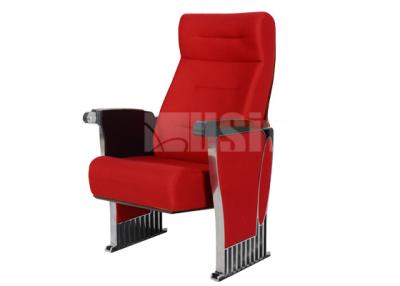 China Elegant Moulded Wooded Panel Conference Hall Chairs Aluminum Alloy Structure for sale