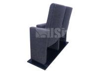 China Elegant Oversized Plywood Surfaced Church Chair with Aluminum Frame 580mm Center for sale