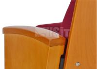 China USIT High End Fabric Auditorium Theater Seating Equips Folded Writing Tablet for sale