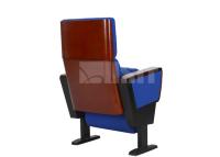 China Wooden Back Home Cinema Seating Theatre Chairs with Cold Rolled Steel Feet 580mm Center for sale