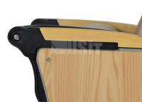 China Solid Wood Armrest Conference Room Chairs , Theatre Seating Chairs Standard Packing for sale