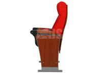 China Aluminum Alloy Base Church Chair with Plywood Outer Back 580mm Center to Center for sale