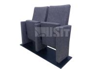 China Wood Sideboard Auditorium Theatre Seating , Cushioned Chairs For Churches USIT for sale