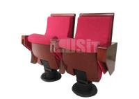 China Ergonomic Church Theatre Seating 580mm Center Wooden Panel Tip Up Seat for sale