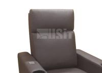 China Synthetic Leather Electric Recliner Chair with Cup Holder Storage Home Theater Seating for sale
