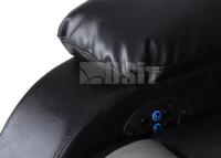 China Electric Double Recliner Sofa 2-Seat PU Leather Theater Seating with Power Lift 34kg/m3 Foam for sale
