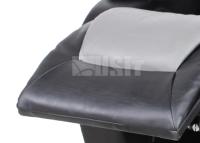 China Electric Double Recliner Sofa 2-Seat PU Leather Theater Seating with Power Lift 34kg/m3 Foam for sale