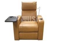 China Electric Cinema Recliner Chair with Swivel Tablet BS5852 Fireproof 580mm Center for sale