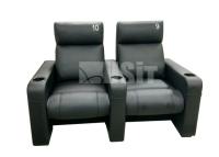 China Synthetic PU Leather Home Cinema Chair Electric Recliner 580mm Center to Center for sale