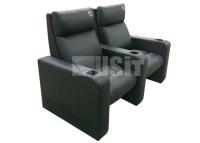 China Synthetic PU Leather Home Cinema Chair Electric Recliner 580mm Center to Center for sale