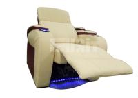 China Electric Recliner Cinema Sofa with 580mm Center Width and PU Leather for sale