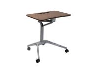 China Hydraulic Gas Lift Laptop Movable Height Adjustable Standing Desk for sale