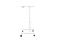 China Gas Lift Height Adjustable Standing Desk 690x480mm Sit Stand Office Workstation for sale
