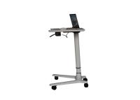 China White Pneumatic Adjustable Gas Lift Hydraulic Standing Table For Laptop for sale