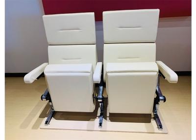 China Polyurethane Foam Church Chair with Aluminum Stand 580mm Center Seat Auditorium Seating for sale