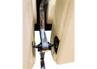 China Polyurethane Foam Church Chair with Aluminum Stand 580mm Center Seat Auditorium Seating for sale