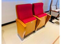 China Aluminum Leg Auditorium Theater Seating 580mm Center Conference Room Chair for sale