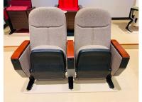 China 12mm Steel Structure Hidden Writing Table Church Auditorium Chairs for sale