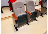China 12mm Steel Structure Hidden Writing Table Church Auditorium Chairs for sale