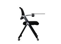 China Meeting Room Backrest Mesh Training Chair With Foldable Writing Table for sale