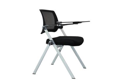 China Comfortable Writing Tablet 4 Leg Ergonomic Folding Office Chair for sale