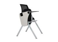 China Comfortable Writing Tablet 4 Leg Ergonomic Folding Office Chair for sale