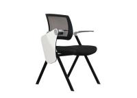 China Aluminum Armrest Folding Office Chair with Mesh Back Steel Frame 61x45x47 cm for sale