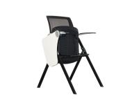 China Aluminum Armrest Folding Office Chair with Mesh Back Steel Frame 61x45x47 cm for sale