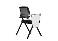 China TUV Writing Tablet Mesh Mobile Back Stacking Chairs for sale
