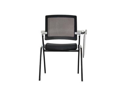 China TUV Writing Tablet Mesh Mobile Back Stacking Chairs for sale